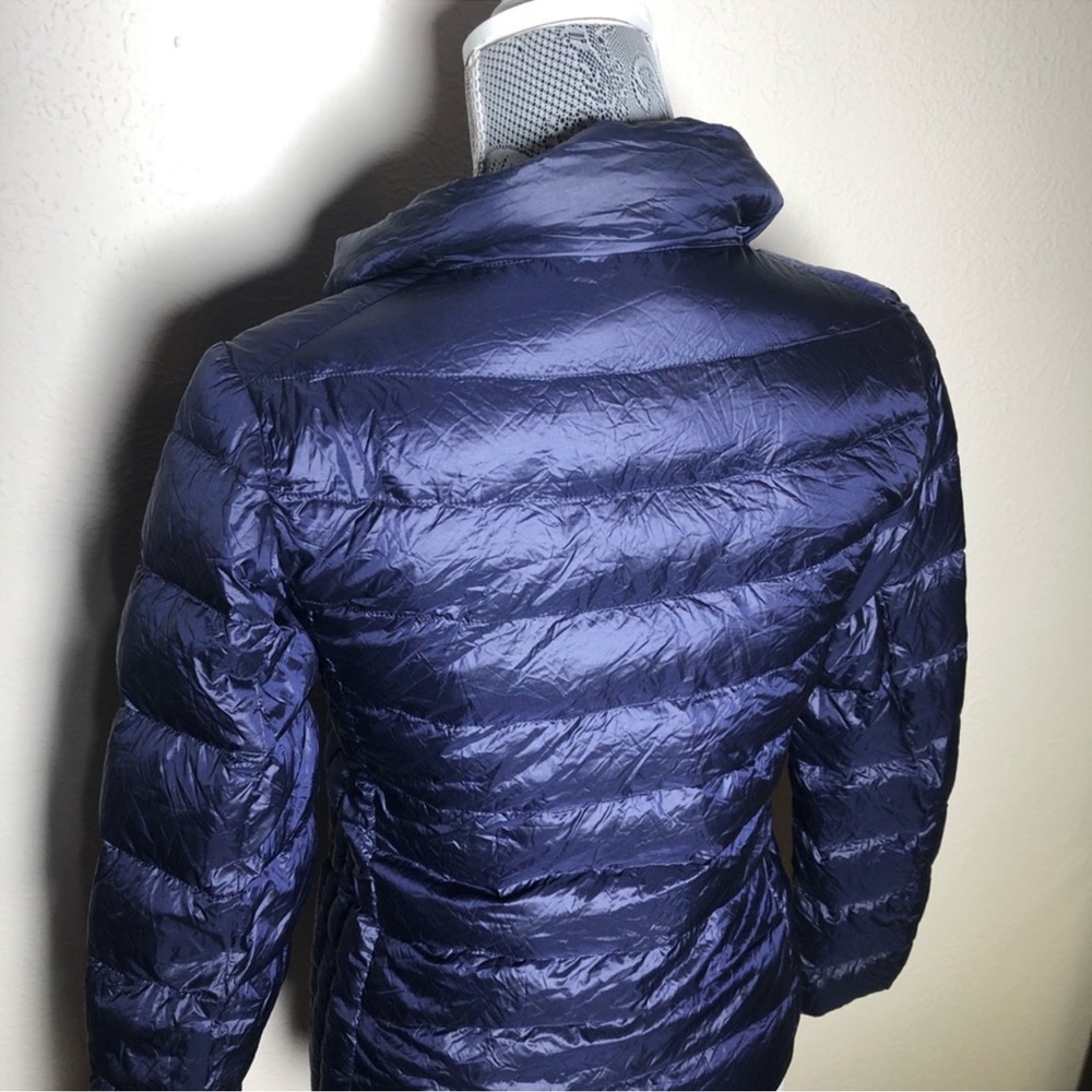 Puredown Navy Ultra Lightweight Puffer Down Jacket - Gem Puredown Navy Ultra Lightweight Puffer Down Jacket - Gem